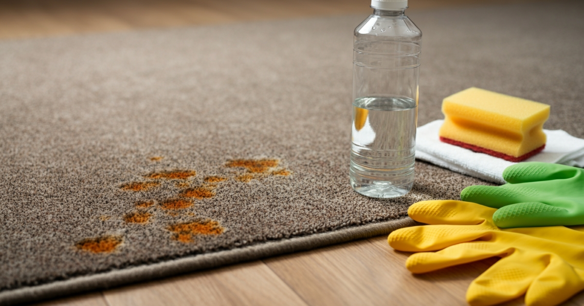 How to Remove Rust Stains from Carpet (DIY Methods That Work)
